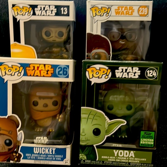 Funko | Toys | Star Wars Funko Pops Four Pack | Poshmark